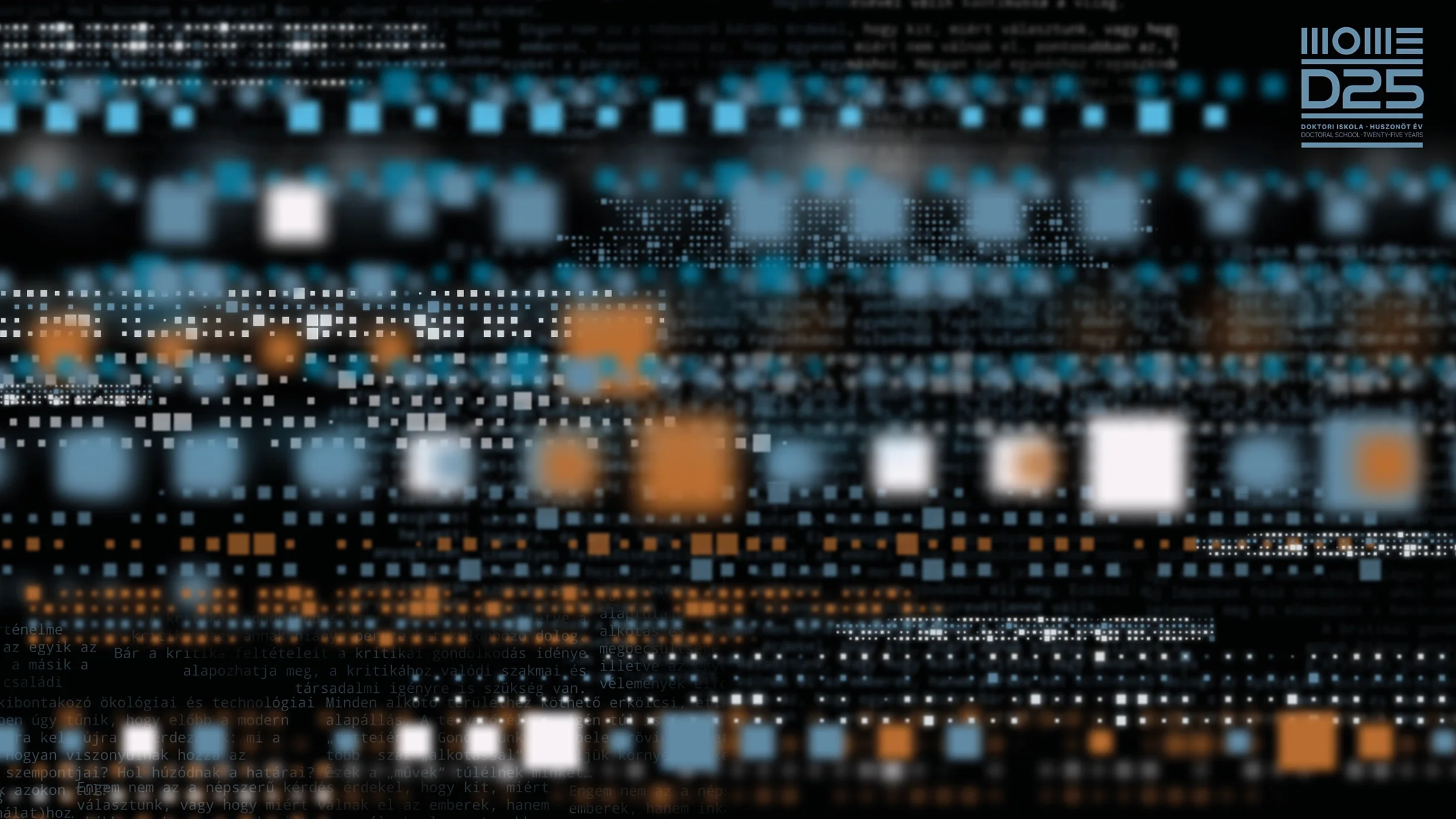 MOME | 25 years of masters and students at the MOME Doctoral School